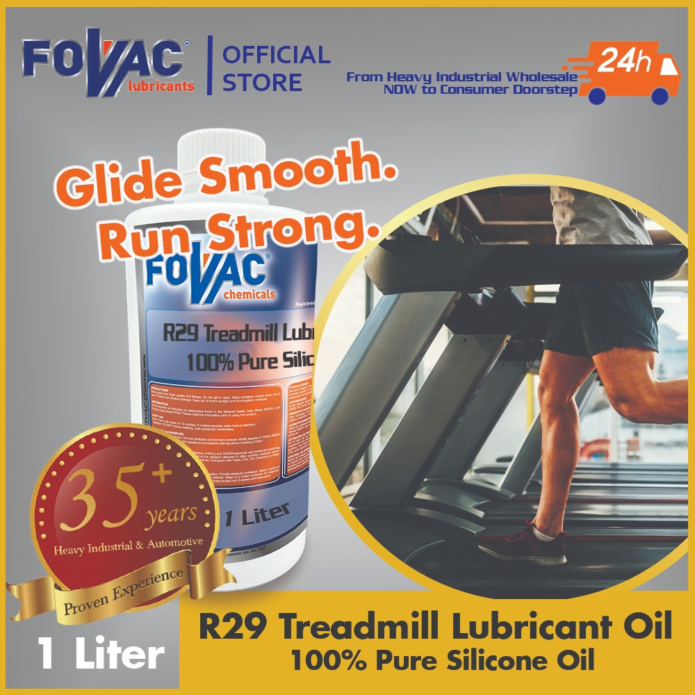 FOVAC® R29 Treadmill Lubricant Oil 100% Pure Silicone Oil - 1 Liter ...