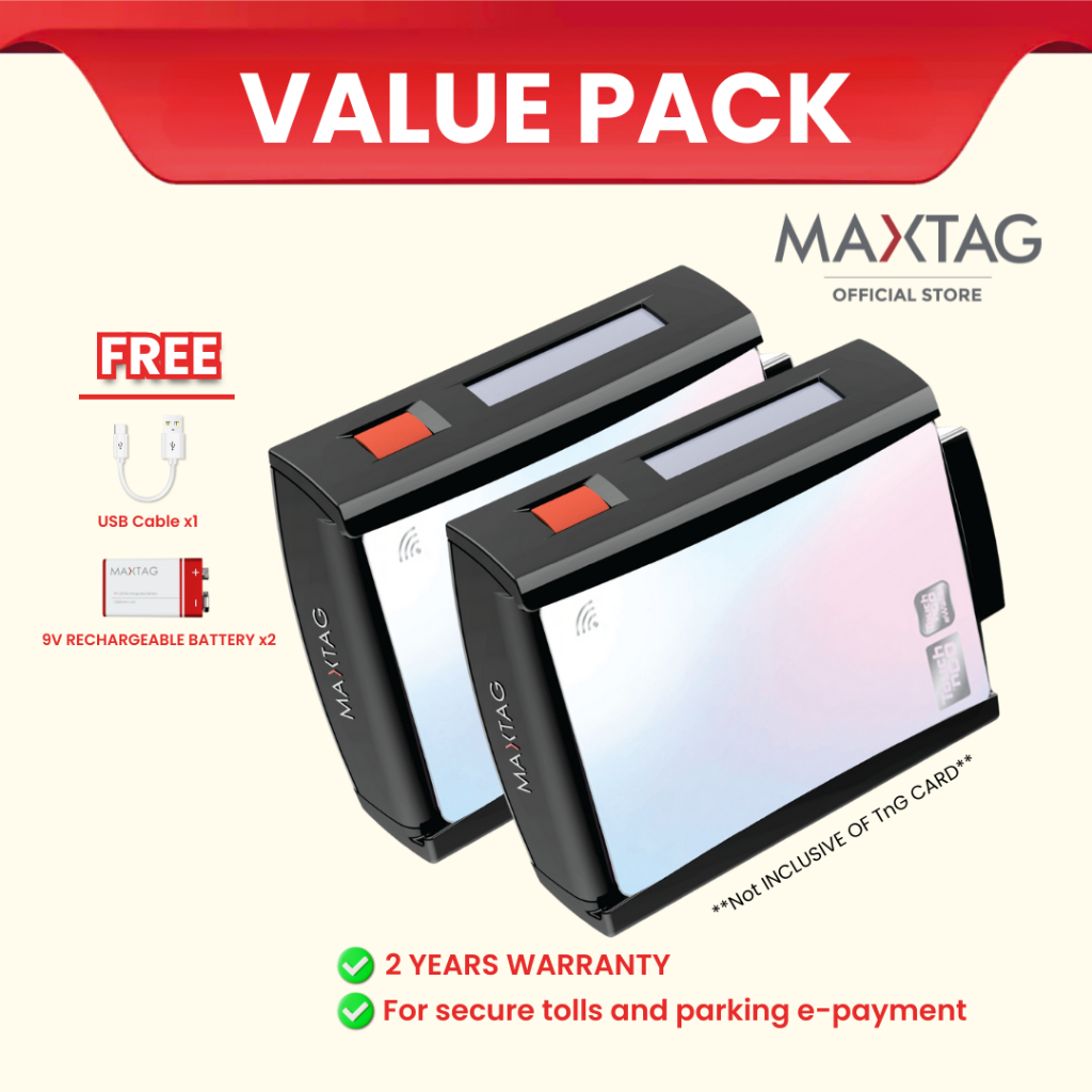 Value Pack Edition MaxTag Smart Tag Touch n Go Toll | Shopee Malaysia