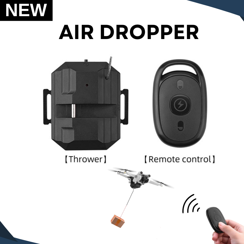 Drone Air Dropper Universal Operate 2.4G Remote Control Fishing Drop Thrower Airdrop FPV Drone ...
