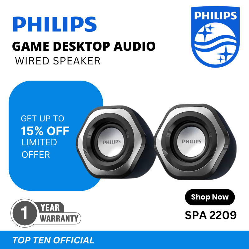 PHILIPS 2209 Speaker PC Computer PC Speaker Laptop Desktop Speaker ...