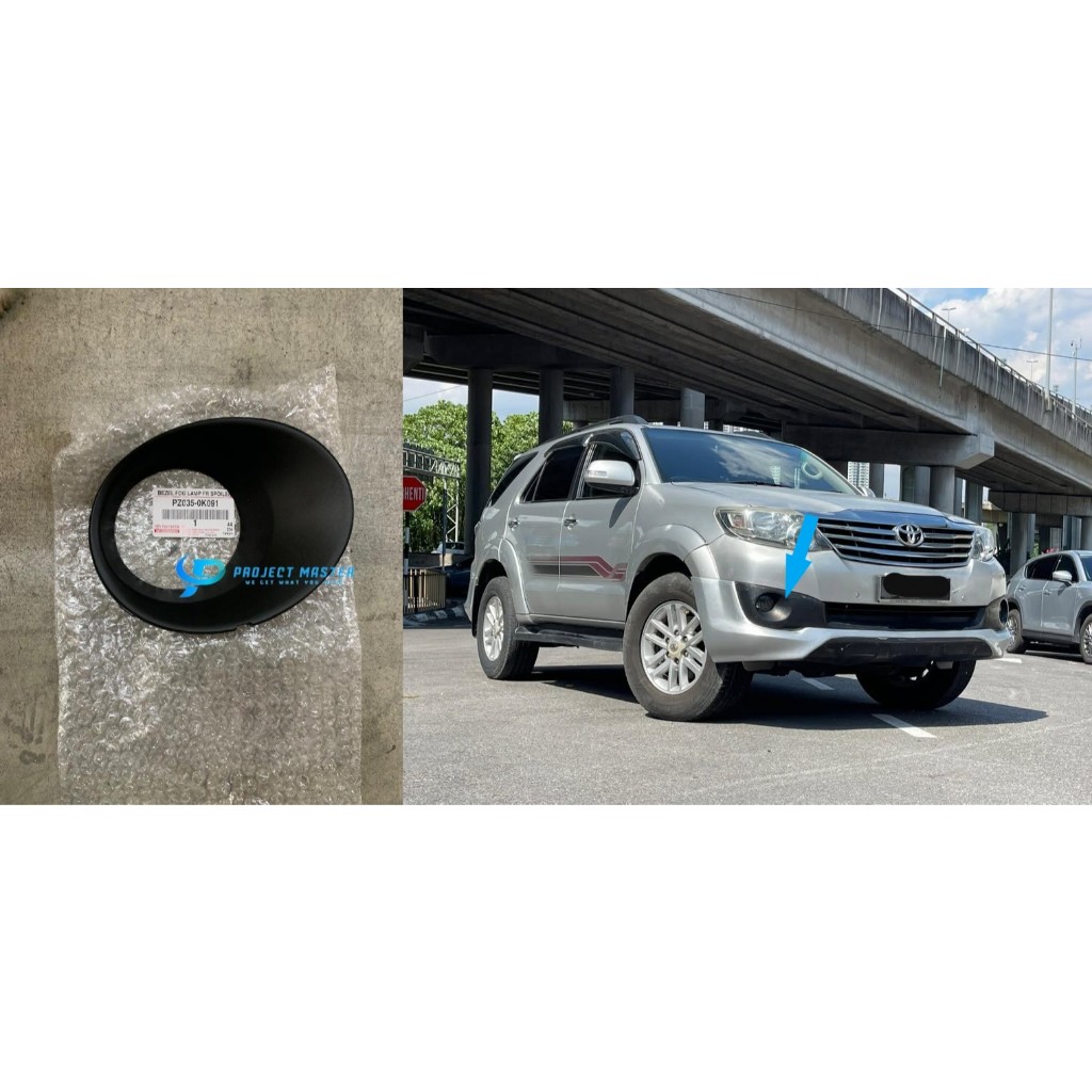 ORIGINAL TOYOTA FORTUNER 2012 - 2015 TGN51 KUN50 TRD FRONT BUMPER SKIRT ...