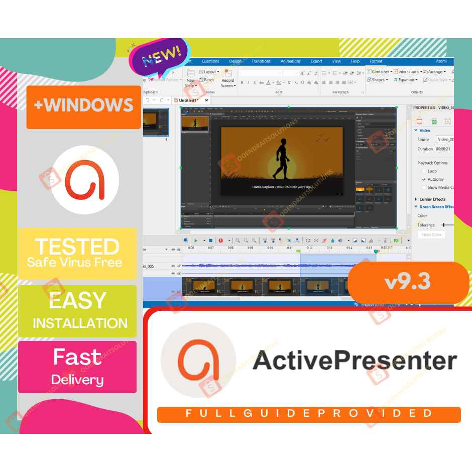 ActivePresenter Professional 🔥 9.3 | Latest | Full Version | Shopee ...
