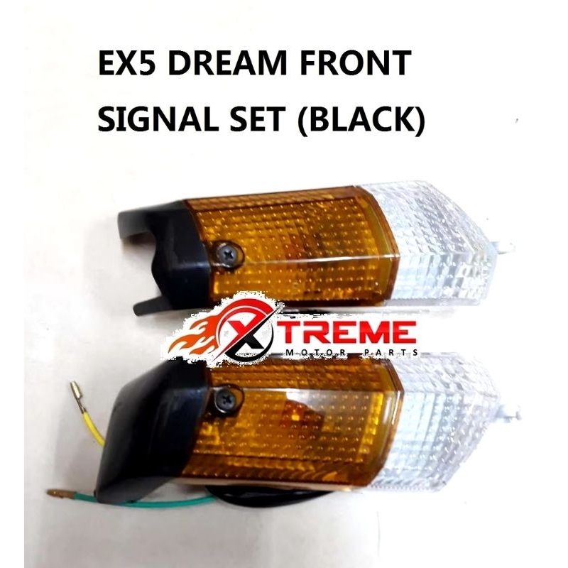HONDA EX5 DREAM / EX5 HI POWER FRONT SIGNAL LAMP SET TINTED | Shopee ...