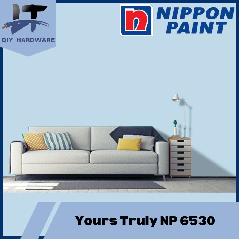1L / 5L Nippon Paint Yours Truly NP 6530 P For Interior Wall Paint（Satin Glo / Easywash / Super ...