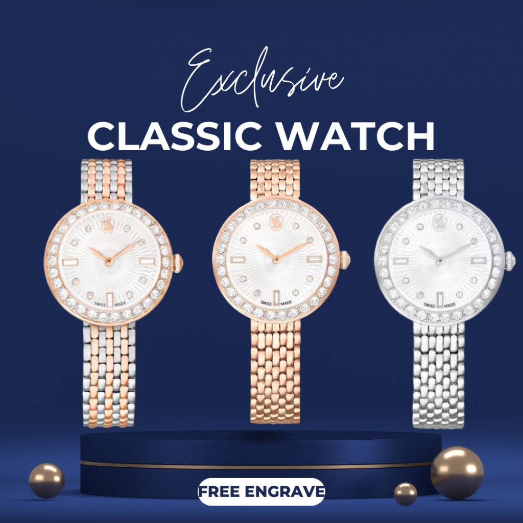 [FREE ENGRAVE]Original Swarovski2025Certa 30mm Collection Women's Watch ...