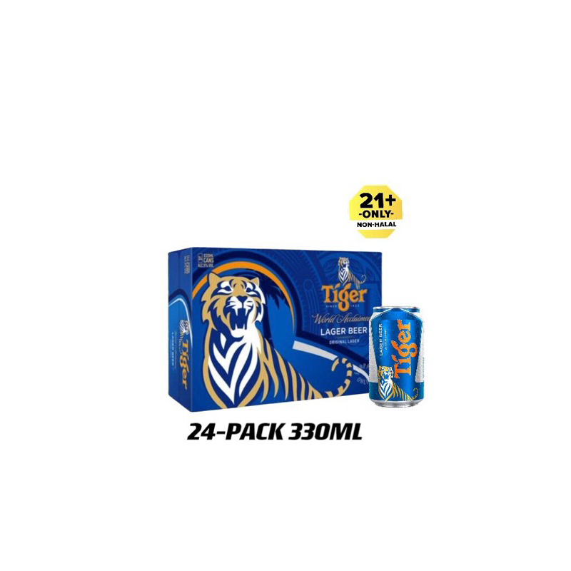 Tiger Lager Beer (PROMOTION!) (330ml*24cans) | Shopee Malaysia