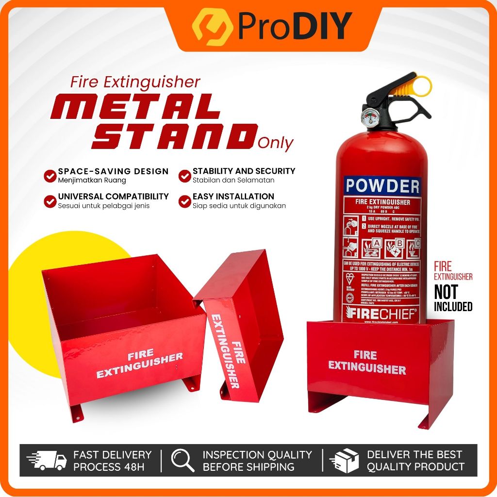 Fire Extinguisher Metal Stand Only For All Brand Fire Extinguisher CO2 ...