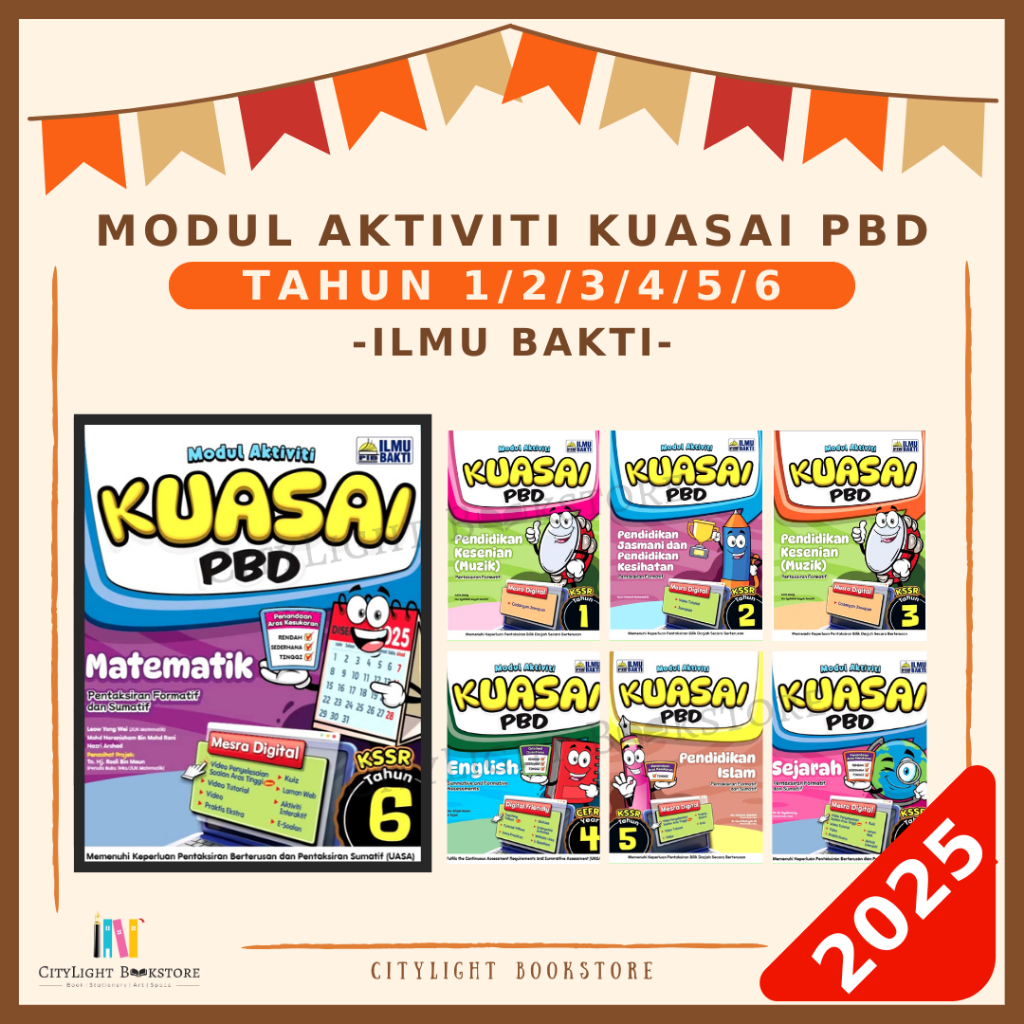 [CITYLIGHT] Buku Latihan 2025: Modul Aktiviti Kuasai PBD KSSR Tahun 1 / 2 / 3 / 4 / 5 / 6 - Ilmu ...