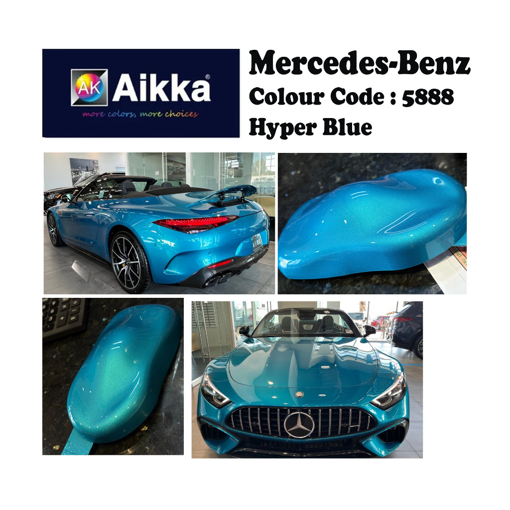 AIKKA Automotive Paint / Mercedes 5888 Hyper Blue / Touch Up Paint ...