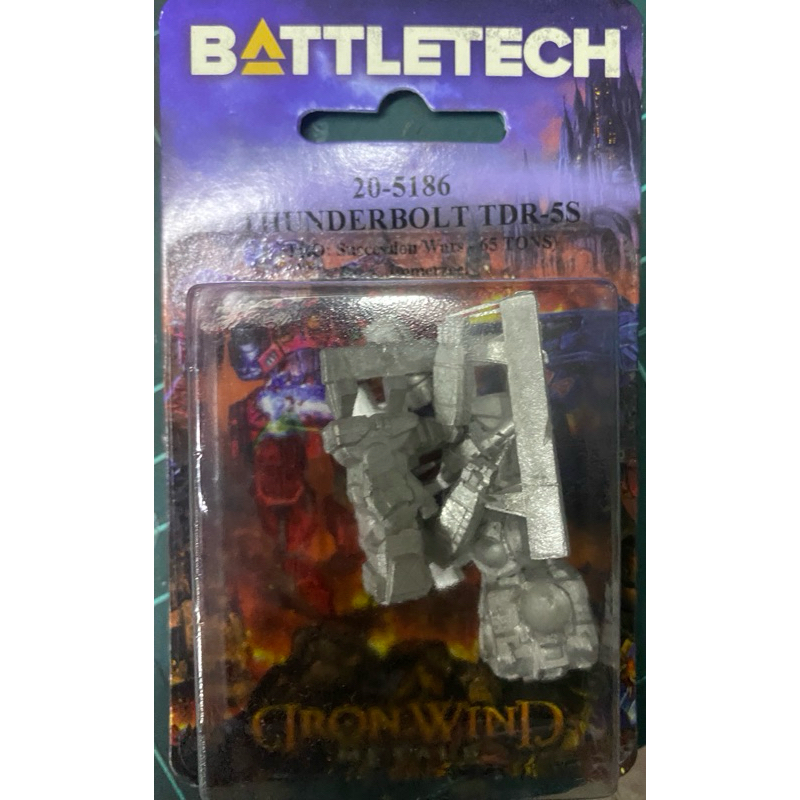 Iron Wind Metals - Battletech - Inner Sphere - Thunderbolt TDR-5S ...