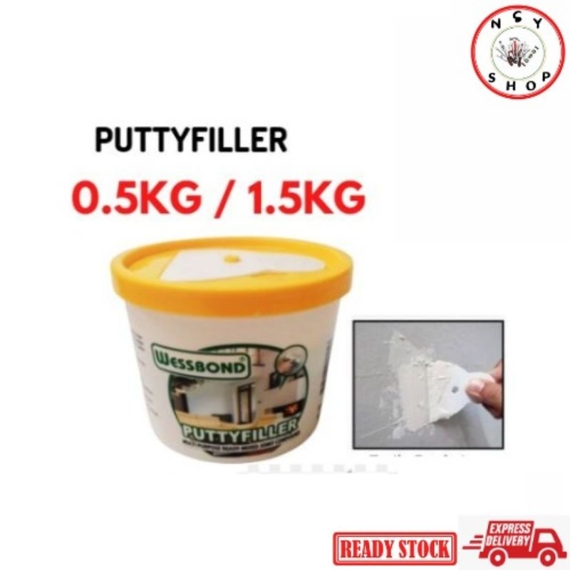 Putty Filler filing Cracks and Holes / Wall Filler / Putty Fillar ...