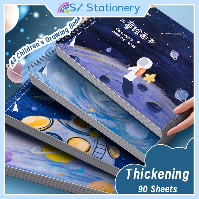 Cute A4 Size Style SketchBook Drawing Book 30 Sheets Children ...