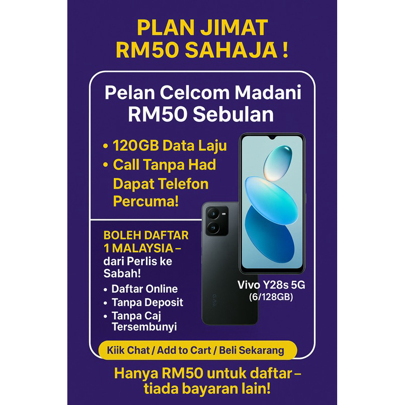 CelcomDigi RAHMAH-TELEFON 5G | Shopee Malaysia