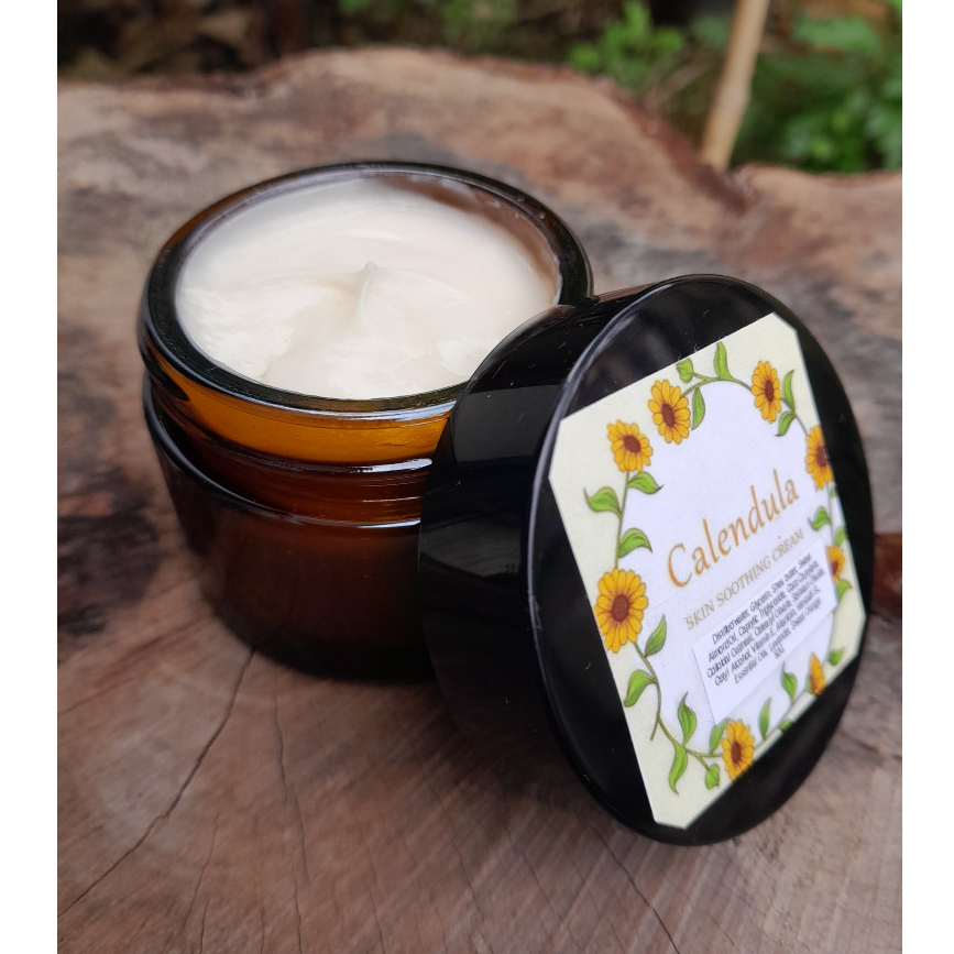 Calendula Cream for Skin Inflammation Condition [Ecocert Ingredients ...