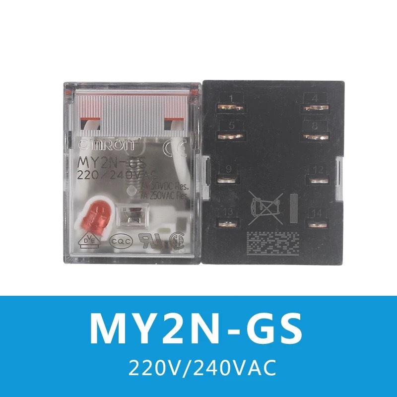 MY2N-GS 220V/240V AC 5A Omron Intermediate Relay | Shopee Malaysia