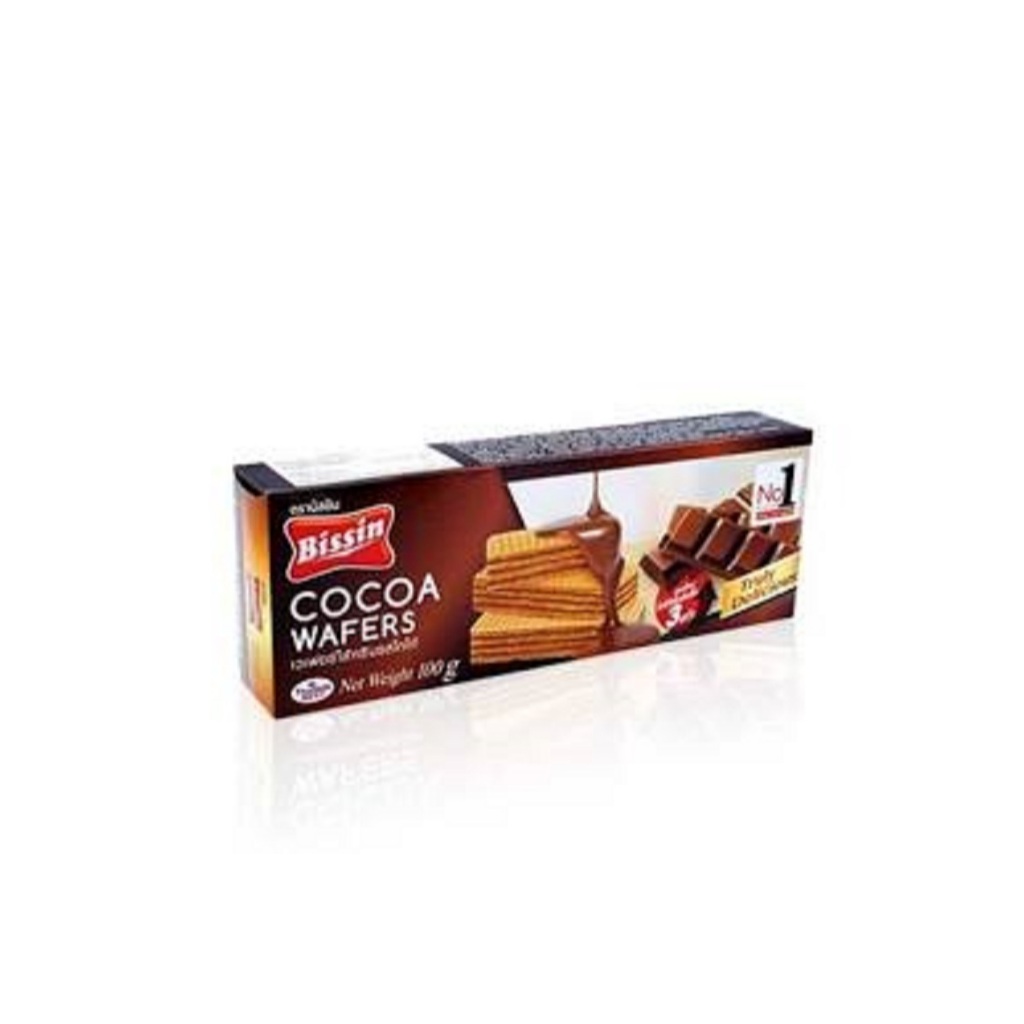 BISSIN CHOCOLATE FLAVOUR WAFERS (必先巧克力味威化饼) - 100g | Shopee Malaysia