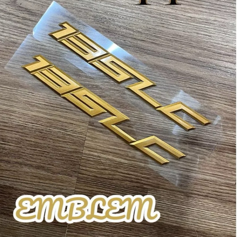 1SET-2PCS LC FI LIMITED STICKER LOGO EMBLEM TIMBUL 3D YAMAHA LC135 V8 ...