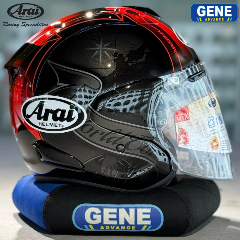 ARAI VZ RAM Harada Tour Black Open Face Jet Helmet 100% Original From Authorized Dealer | Shopee ...