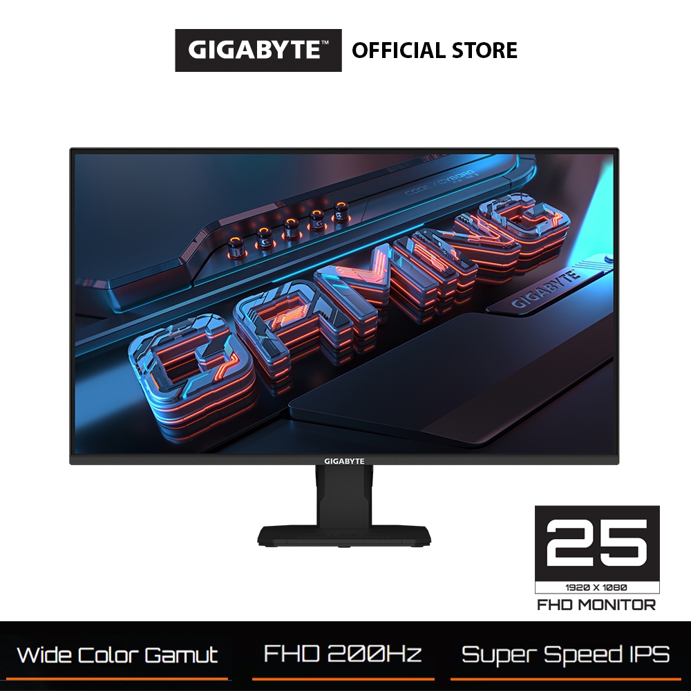 Gigabyte GS25F2 25' Full HD SuperSpeed IPS Gaming Monitor FHD HDR Ready ...