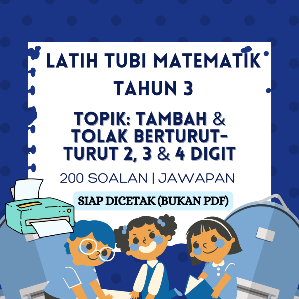HP9 - Hardcopy Year 3 Primary Repeated Addition Subtraction Tahun 3 ...