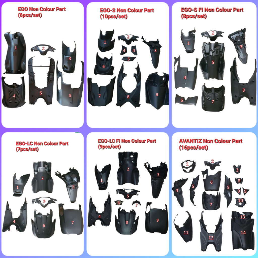 INNER COVERSET MOTOR EGO / EGO S / EGO S FI / EGO LC / EGO LC FI / EGO ...