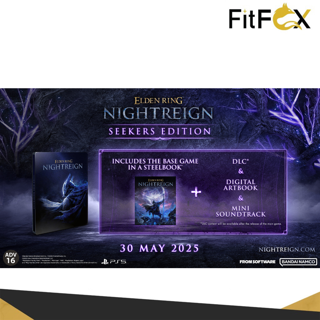 PRE-ORDER Elden Ring Nightreign Seekers Edition - PlayStation 5 / PS5 // Estimated Release Date ...