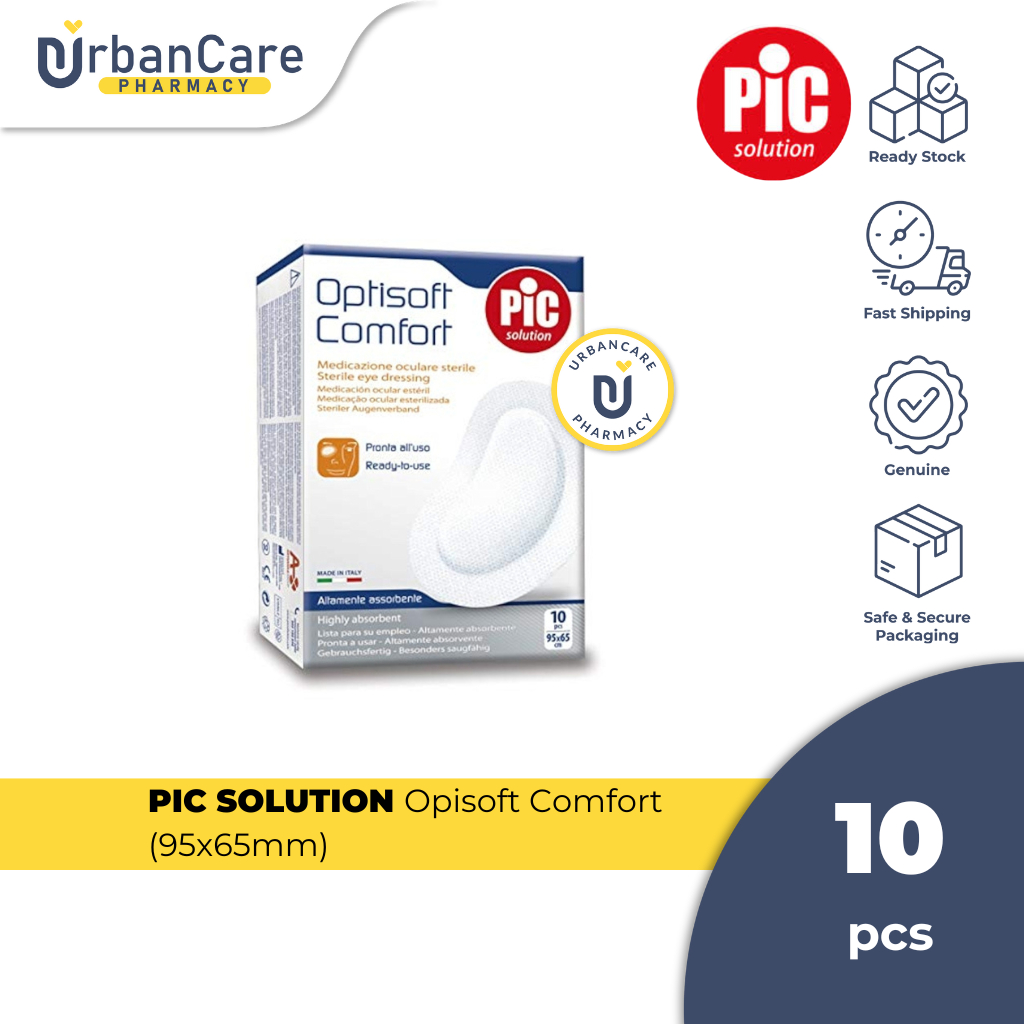 PIC Eye Pads With Adhesive Edge Plaster (10 PC) | Shopee Malaysia