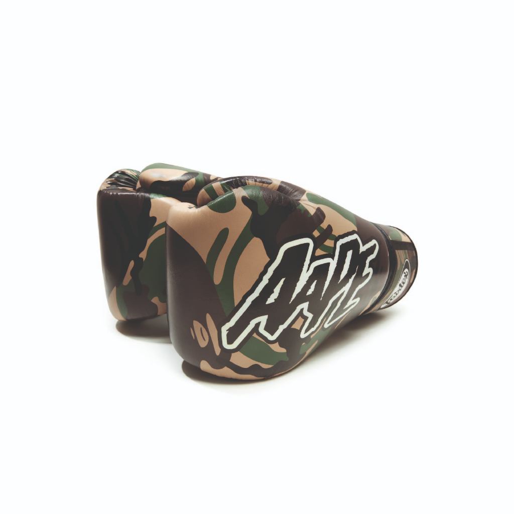 AAPE x FAIRTEX MOONFACE LOGO CAMO BOXING GLOVES | Shopee Malaysia