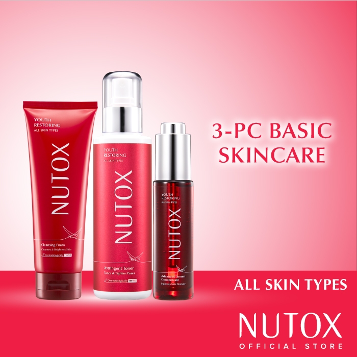[Bundle of 3] Nutox 3-Pc Basic Skincare (All Skin Types) | Shopee Malaysia