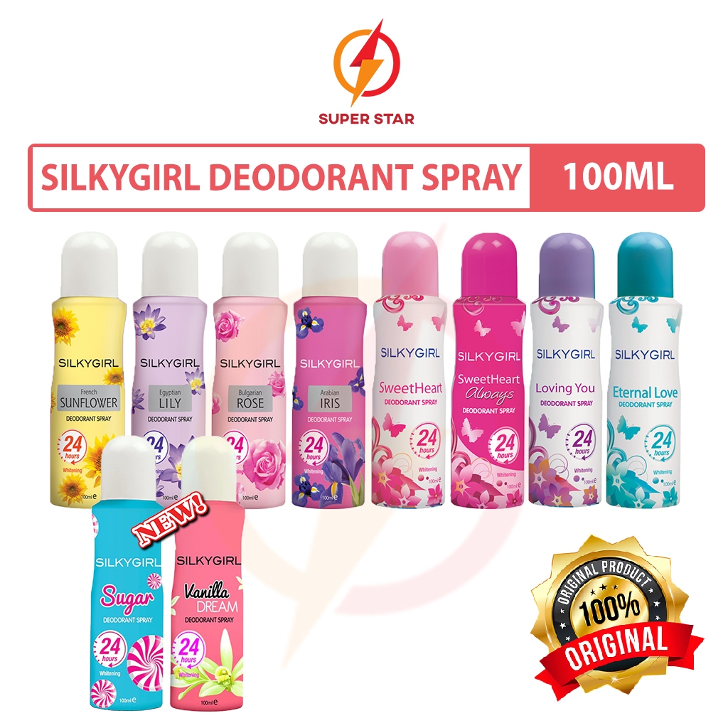 Silkygirl Silky Girl Deodorant Spray 100ml | Shopee Malaysia