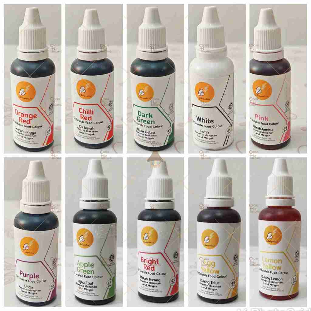 Food Colour Food Colouring Repack [HALAL] 可食用颜料 可食用颜色 可食用色素 | Shopee ...