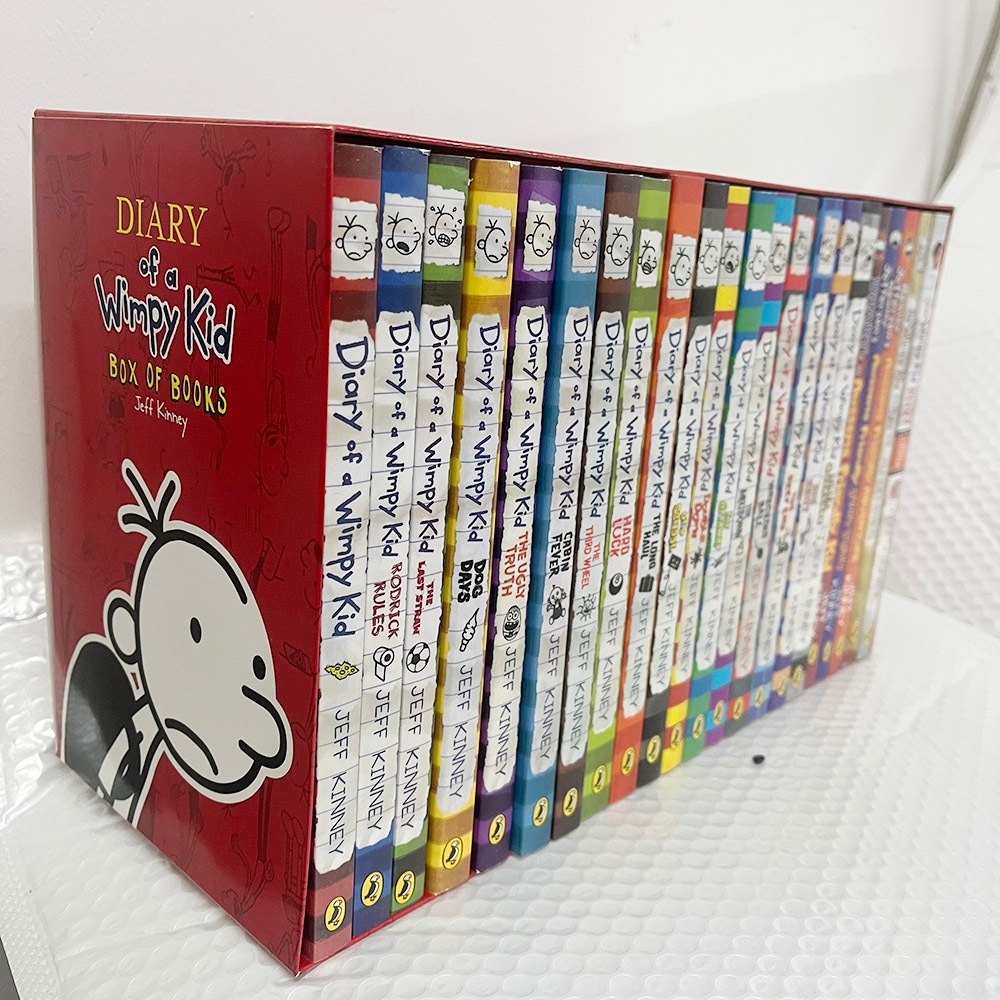 24 Books Set English Picture Storybook Diary of a Wimpy Kid Comic ...