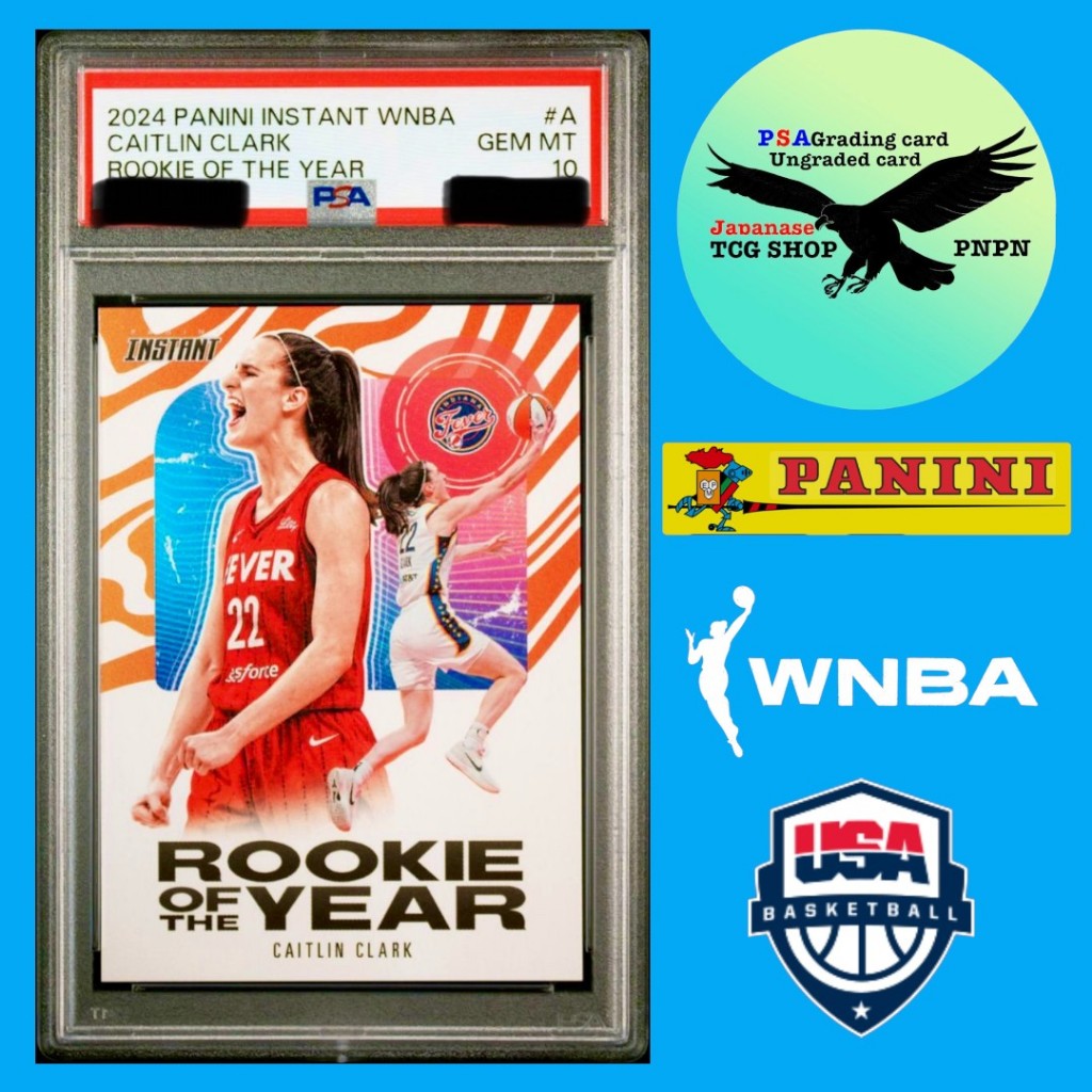 PSA 10 CAITLIN CLARK Rookie of the Year 2024 Panini Instant WNBA IN ...