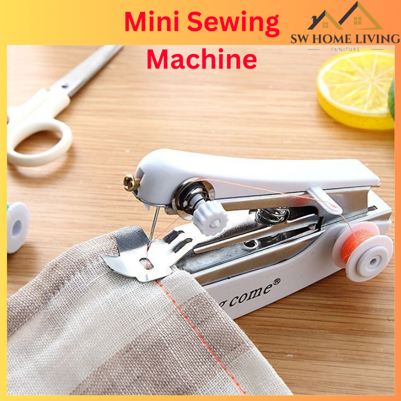 SW Mesin Jahit Tangan Mini Hand Held Sewing Machine Mini Portable ...