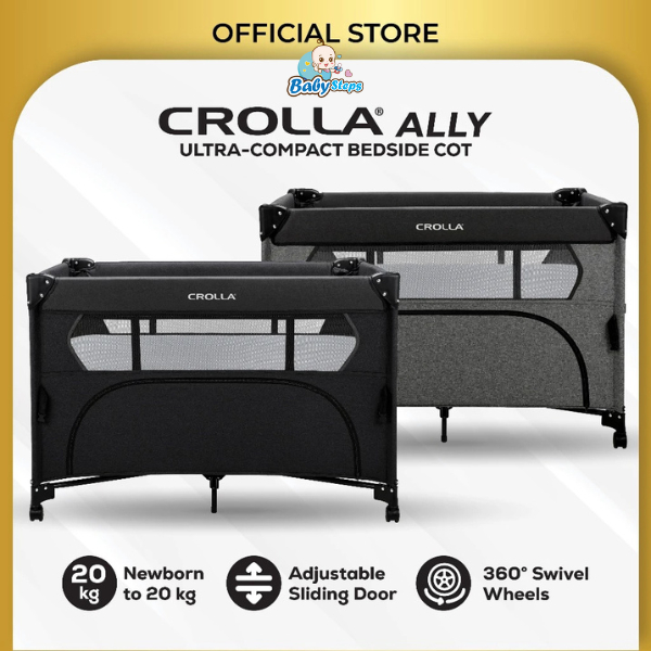 CROLLA Ally Bed Playpen UPGRADED VERSION (Travel Friendly baby cot ...