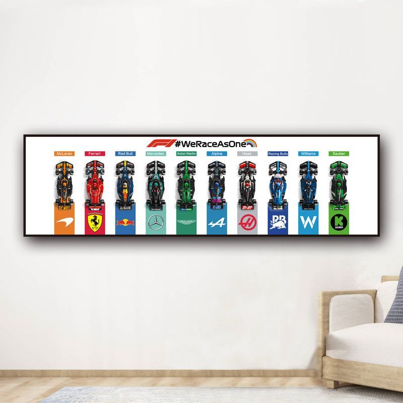 Display Wall Photo Frame Speed Champions F1 Race Car 77242 77243 77244 ...