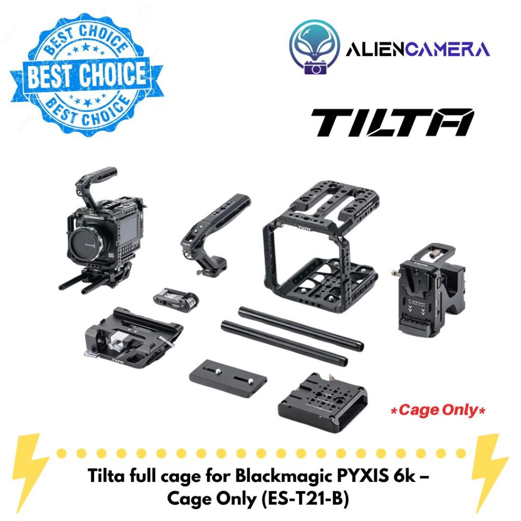 Tilta full cage for Blackmagic PYXIS 6k – Cage Only (ES-T21-B) | Shopee ...