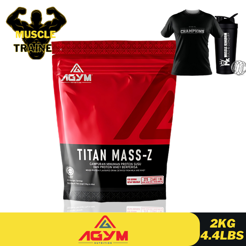 Agym Nutrition Titan Mass Halal Mass Protein Protein Powder Mass Gainer ...
