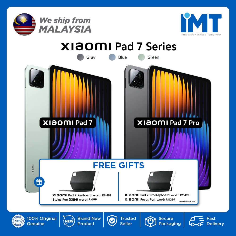 Xiaomi Pad 7 Series Tablet | Qualcomm Snapdragon Series | 11.2" Crystal ...