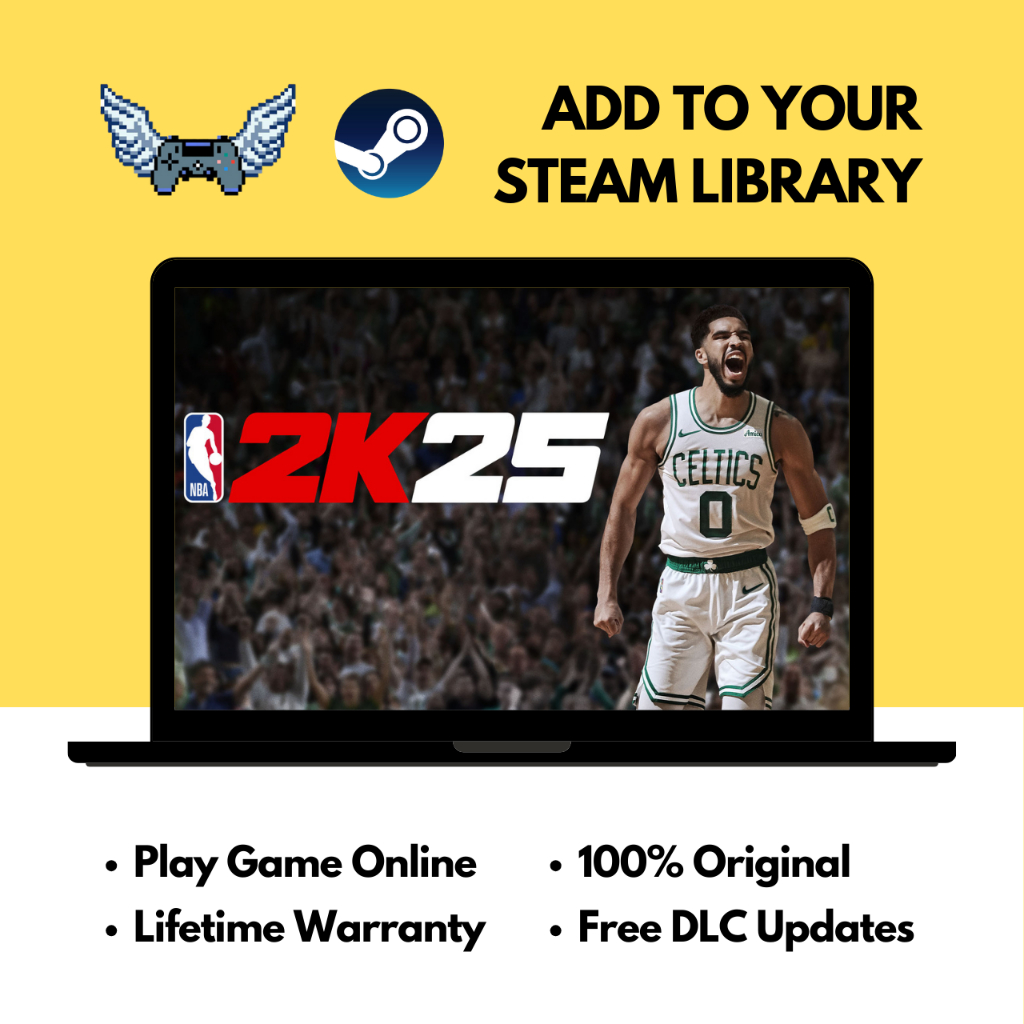 [PLAY NOW] NBA 2K25 | Own Steam Account, Offline Mode | Shopee Malaysia