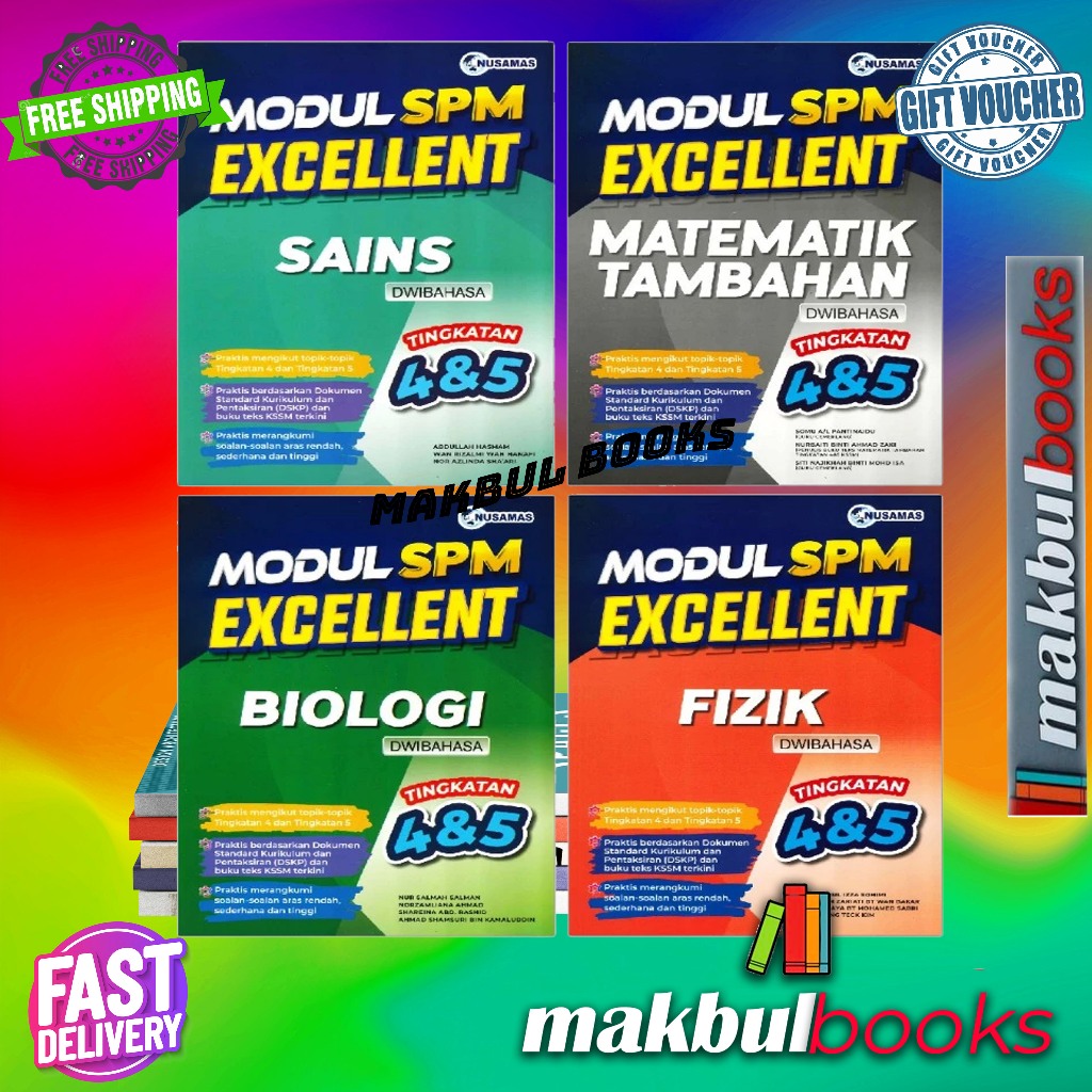 NUSAMAS: MODUL SPM EXCELLENT TINGKATAN 4 & 5 | Shopee Malaysia