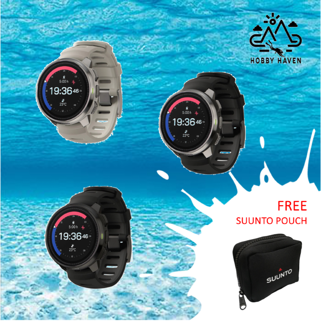 SUUNTO OCEAN Dive Computer Sport Watch in one [FREE SUUNTO POUCH ...