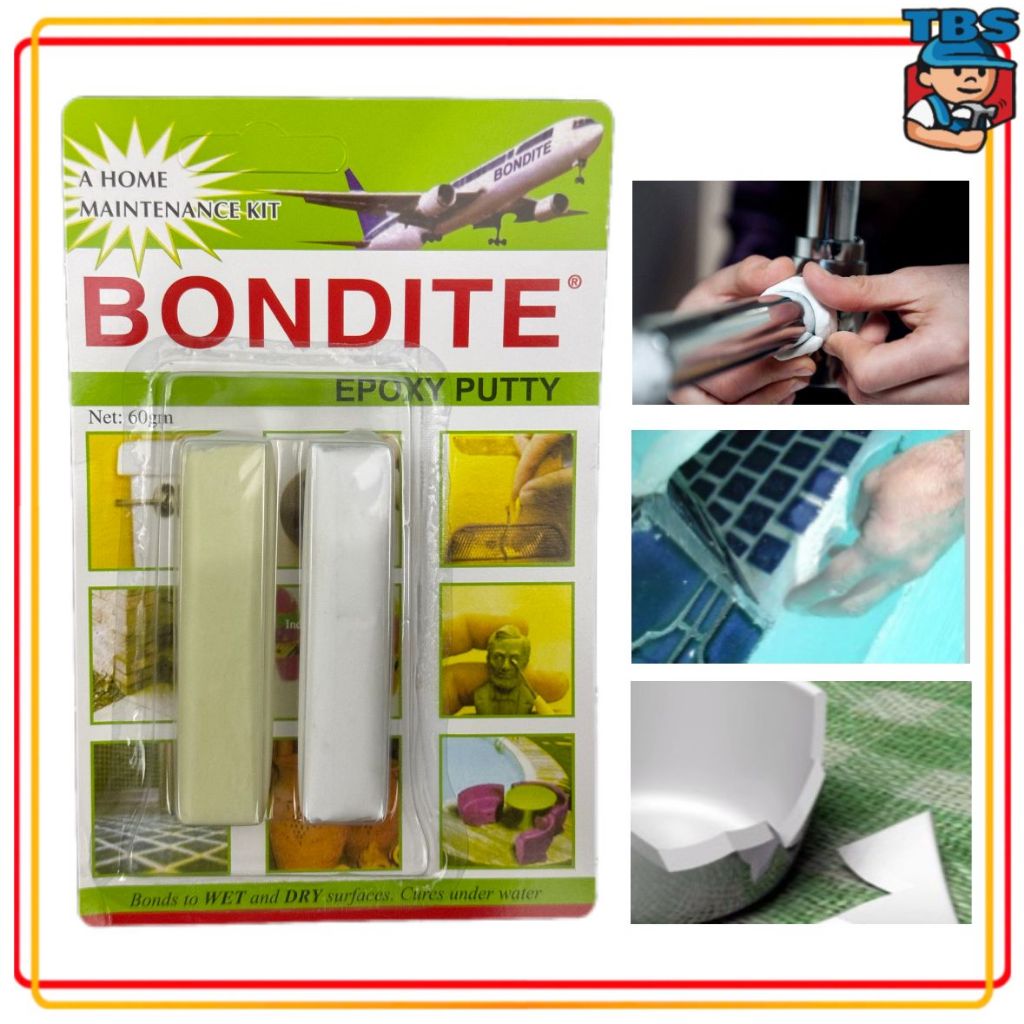 60gm Bondite Epoxy Putty Adhesive (Multipurpose Repair/DIY Repair ...