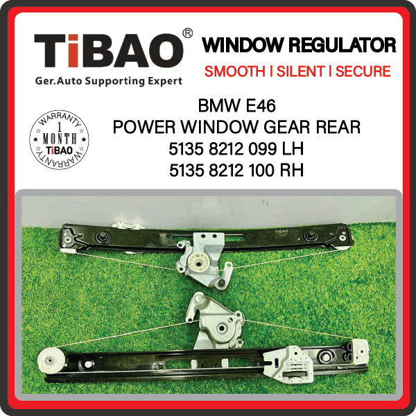 (TiBAO)BMW E46 3SERIES REAR POWER WINDOW GEAR BRACKET (PRICE FOR 1SIDE ...