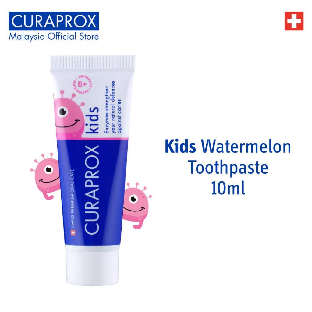 CURAPROX Toothpaste for Kids - Watermelon (10 ml) | Shopee Malaysia