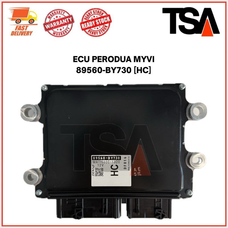 ECU PERODUA MYVI - 89560-BY730 ENGINE CONTROL UNIT COMPUTER BOX ...