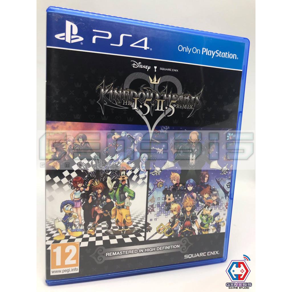 [USED R2/ENG] PS4 Kingdom Hearts HD 1.5 + 2.5 ReMIX - Physical GameDisc ...