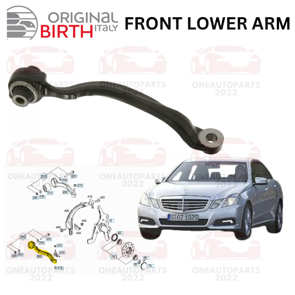 ORIGINAL BIRTH ITALY FRONT LOWER ARM MERCEDES BENZ W212 E200 E250 E300 | Shopee Malaysia
