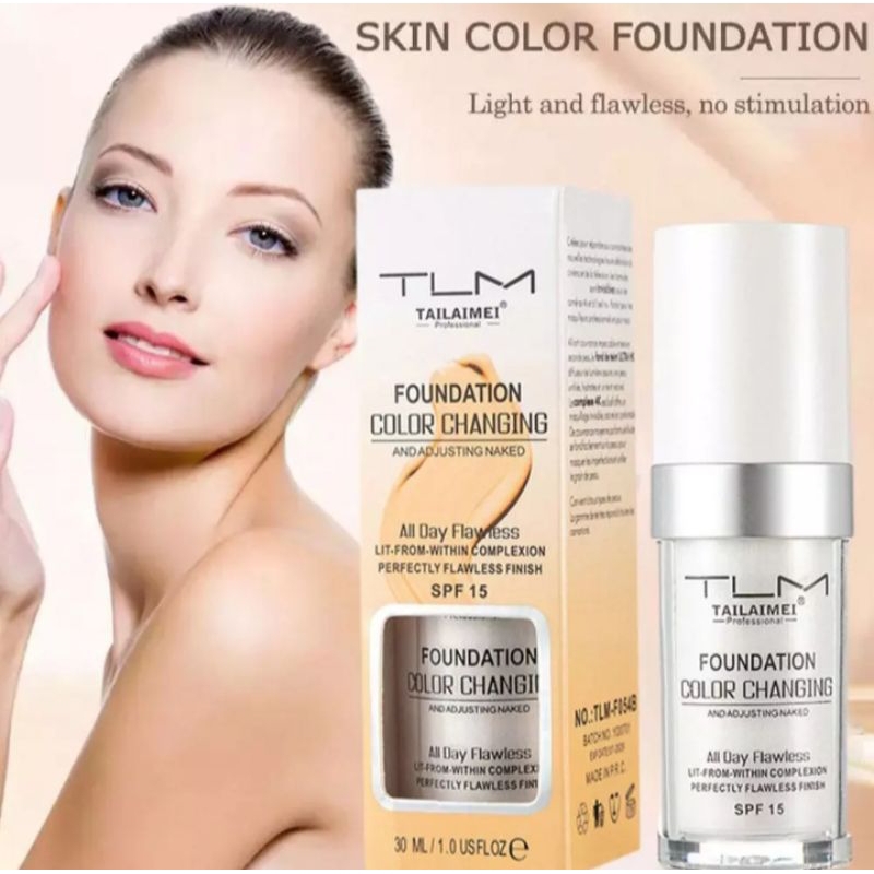 TLM Magic Colour Color Changing Foundation Change Skin Tone | Shopee ...