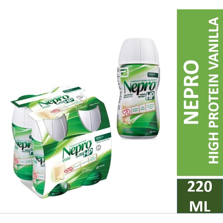 NEPRO HIGH PROTEIN VANILLA 220ML X 4 (EXP 12/2025 ) | Shopee Malaysia